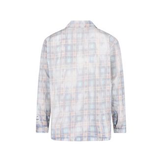 Gallery Dept. Plaid Camp-Collar Shirt - White