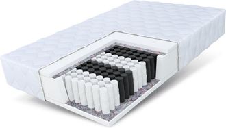 FDM Matratze 160x200 Taschenfederkern 7 Zonen H3 metis max Höhe 23cm Kaltschaum Bett