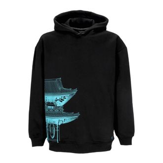 Dolly Noire Tokyo Over Hoodie Schwarz Herren - - Sweatshirts & Hoodies - Herren - Schwarzk - L