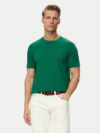 Tommy Hilfiger T-Shirt Ess Seasonal MW0MW39995 Gr&uuml;n Regular Fit