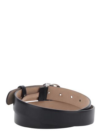 Gucci Mens Belt Gg Running Black Leather
