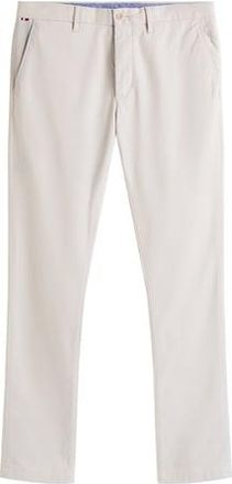 Tommy Hilfiger Pantalon chino droit en coton m&eacute;lang&eacute;