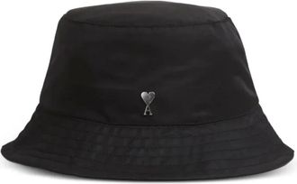 Ami Homme, Accessoires, Noir, Taille: 56 CM Ami de Coeur Stud Bucket Hat