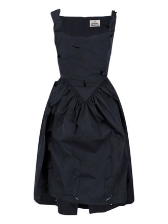 Vivienne Westwood Asymmetrisches Midi-Kleid