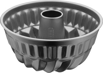 Original Kaiser Original Kaiser Inspiration Gugelhupfform24 cm, Gugelhupf Backform rund, Kuchenform antihaftbeschichtet, gleichmäßige Bräunung, grau