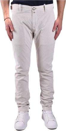 Dondup Homme, Pantalons, Blanc, Taille: W34 Pantalon Coupe Slim Gaubert
