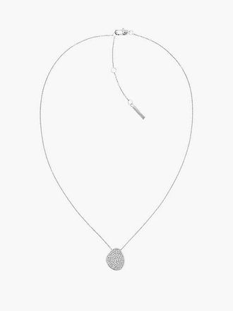 Calvin Klein Collier court avec pendentif en cristal