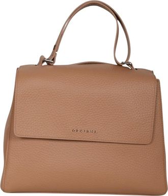 Orciani Femme, Sacs, Brun, Taille: ONE Size Sveva Soft Medium Shoulder Bag