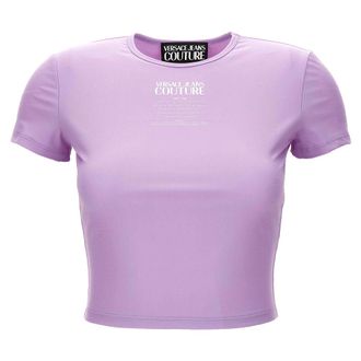 Versace Jeans Couture Modische T-Shirts und Polos - - Tops - Damen - Lila - 2XS