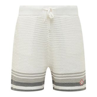 Casablanca Homme, Shorts, Blanc, Taille: XL Crochet Knit Shorts