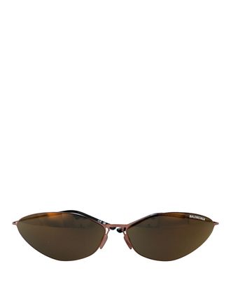 Balenciaga Lunettes De Soleil - Marron