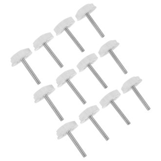 DOITOOL 12 Verstellbare M&ouml;belf&uuml;&szlig;e M8 mit Schrauben H&ouml;henverstellbare Nivelliergleiter als Tisch und Stuhlf&uuml;&szlig;e Bodenschoner f&uuml;r Hartholzb&ouml;den Ger&auml;uschd&auml;mpfend 