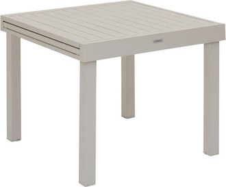 Hesperide Hesperide - Table de jardin extensible Piazza argile 8 places en aluminium traité en epoxy - Hespéride
