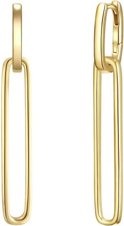 Glanzst&uuml;cke M&uuml;nchen Ohrringe - Sterling Silber Creolen - Gr. unisize - in Gold - f&uuml;r Damen