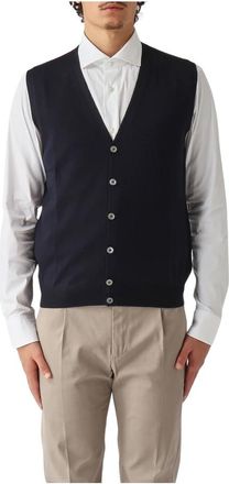 Gran Sasso Homme, Vestes, Bleu, Taille: L Cardigan