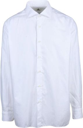 LUIGI BORRELLI NAPOLI Homme, Chemises, Blanc, Taille: 2XS Formal Chemises