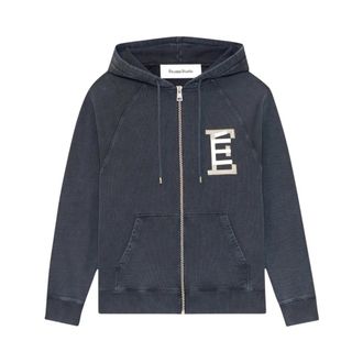 &Eacute;tudes Studio Marineblau Universit&auml;t Zip Hoodie - - Sweatshirts & Hoodies - Herren - Blau - S
