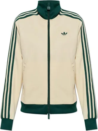 adidas Femme, Sweatshirts et sweats &agrave; capuche, Jaune, Taille: 40 FR SweaT-shirt &agrave; logo brod&eacute;