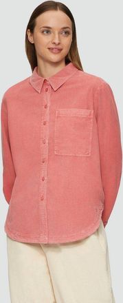 s.Oliver Langarmbluse Bluse Hemdbluse aus Feincord