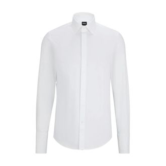 HUGO BOSS Homme, Chemises, Blanc, Taille: 4XL Chemise de smoking H-Hank-Tux