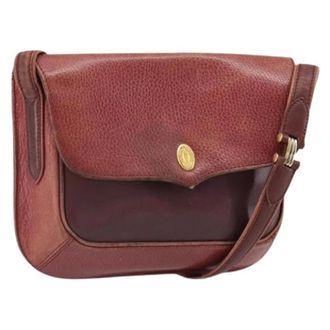 Cartier Sac bandouli&egrave;re en cuir doccasion - Femme - Pre-owned - Rouge - Taille: ONE Size