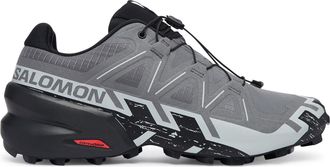 Salomon Laufschuhe Salomon Speedcross 6 Wide L41744100 Grau