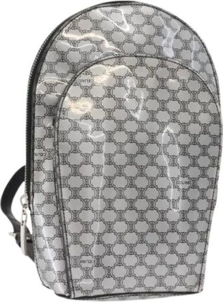 Celine unisex, Pre-owned, Gris, Taille: ONE Size Sac à dos Vintage Pre-owned