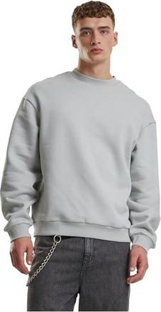 Urban Classics Tb6751-fluffy Crewneck T-Shirt, Lightasphalte, XXXXXL Homme
