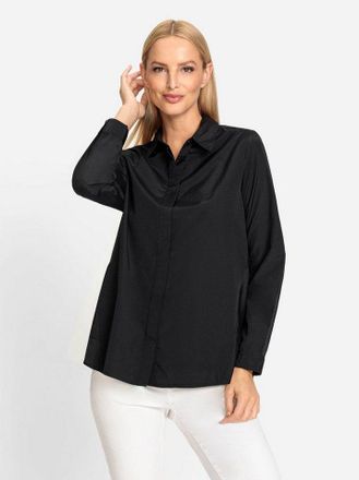 Heine Klassische Bluse Longbluse Langarm