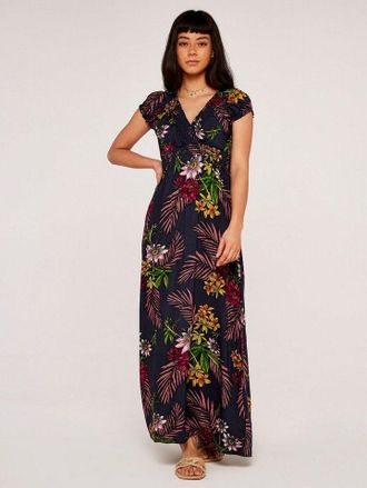 Apricot Maxikleid Maxikleid (1-tlg) mit Smockband