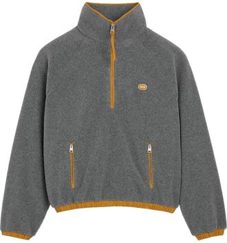 Ami Fleece Vareuse With Ami Patch