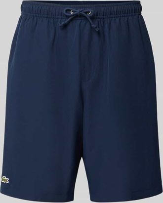Lacoste Sport Relaxed Fit Shorts mit Logo-Patch
