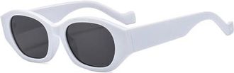 Generic Lunettes De Soleil Carr&eacute;es &Agrave; Monture Fine For Femme Et Homme, Id&eacute;ales For Les Activit&eacute;s De Plein Air : Vacances, Plage, Sport, Conduite.(White)