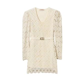 Twinset Damen, Kleider, Beige, LGröße