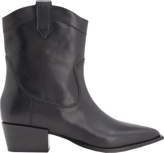 8 by YOOX LEATHER WESTERN ANKLE BOOT