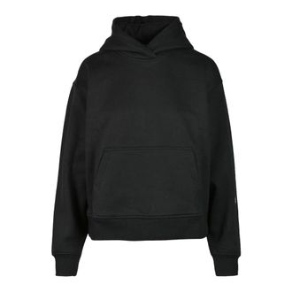 Calvin Klein Jeans Femme, Sweatshirts et sweats &agrave; capuche, Noir, Taille: 40 FR Sweat &Eacute;l&eacute;gant en M&eacute;lange Coton