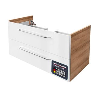 Fackelmann Waschtisch-Unterschrank Milano/Badschrank mit Soft-Close-System/Ma&szlig;e (B x H x T): ca. 100 x 49,5 x 48 cm/Waschbeckenunterschrank mit 2 Schubladen/Korp