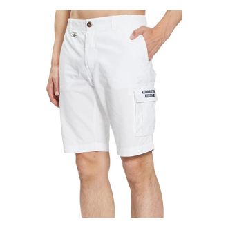 Aeronautica Homme, Shorts, Blanc, Taille: XS Shorts décontractés