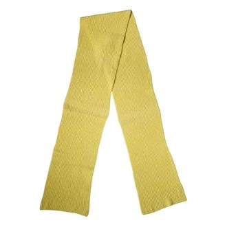 Dolce & Gabbana Gestrickter Schal - - Accessories - Damen - Gelb - ONE SIZE