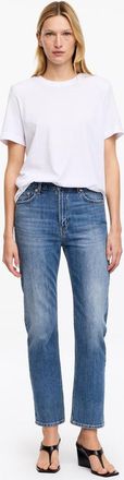 Arket JADE Cropped Slim Jeans -Blau