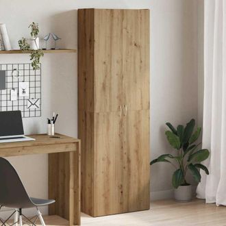 vidaXL Buffet haut ch&ecirc;ne artisanal 60x32x190 cm bois ding&eacute;nierie Vidaxl
