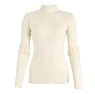 Pinko Muggito Rollkragenpullover - - Knitwear - Damen - Wei&szlig; - L