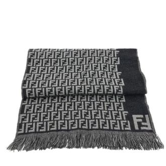 Fendi Pre-owned Stola - - Pre-owned - Damen - Grau - ONE SIZE