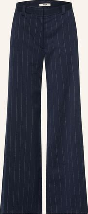 Maje Marlenehose Mit Glitzergarn blau