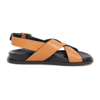Guglielmo Rotta Tilly Sandale aus Ranch Leder - - Shoes - Damen - Braun - 36 EU