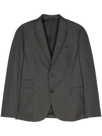 Neil Barrett blazer &agrave; simple boutonnage - Gris