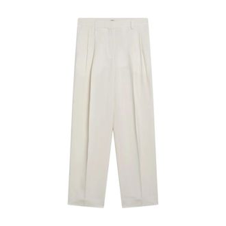 Toteme Double-Pleat Fluid Hosen - - Trousers - Damen - Beige - M