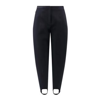 Loewe Pantalon &eacute;vas&eacute; en laine stretch - Femme - Pantalons - Noir - Taille: 34 FR