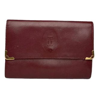 Cartier Portefeuille Vintage Pre-owned - Femme - Pre-owned - Rouge - Taille: ONE Size