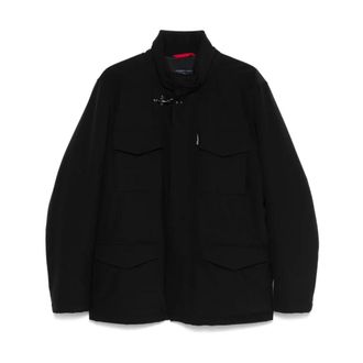 Fay Homme, Vestes, Noir, Taille: XL Field Jacket